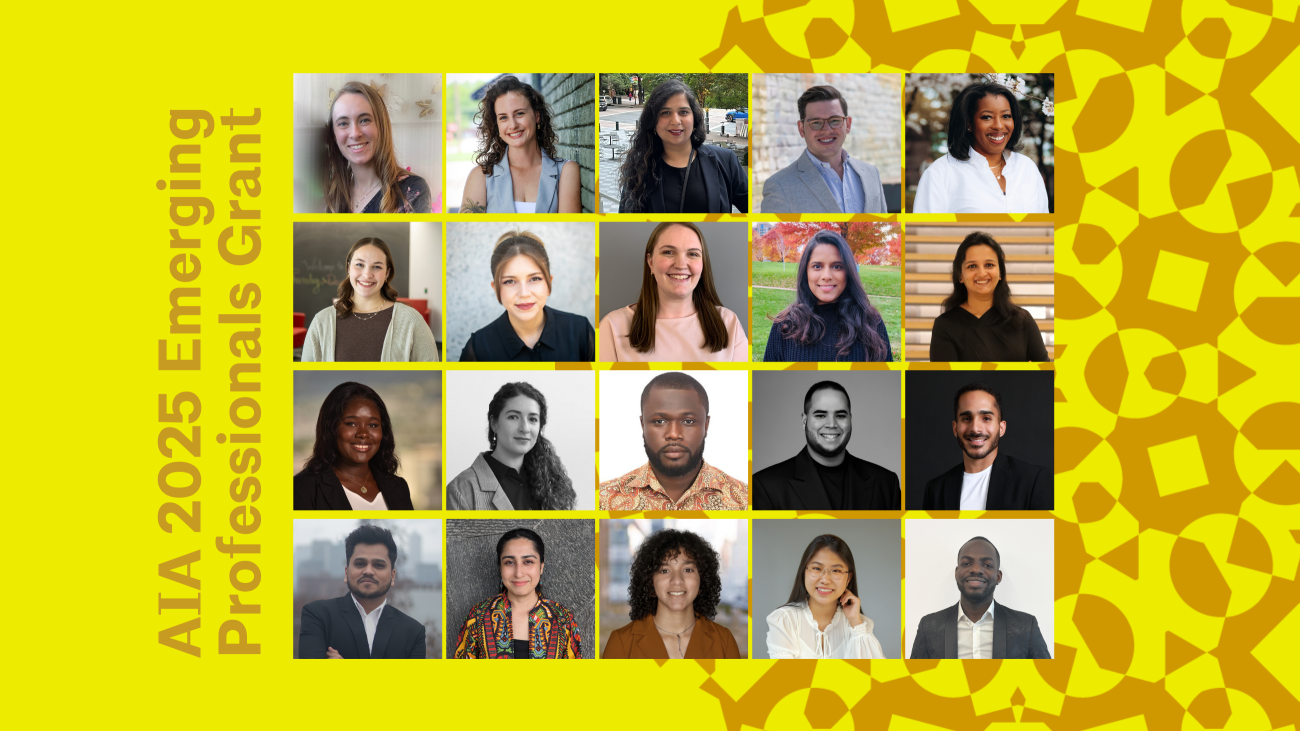 20 Emerging Professionals Awarded Grants to Attend the AIA Conference ...